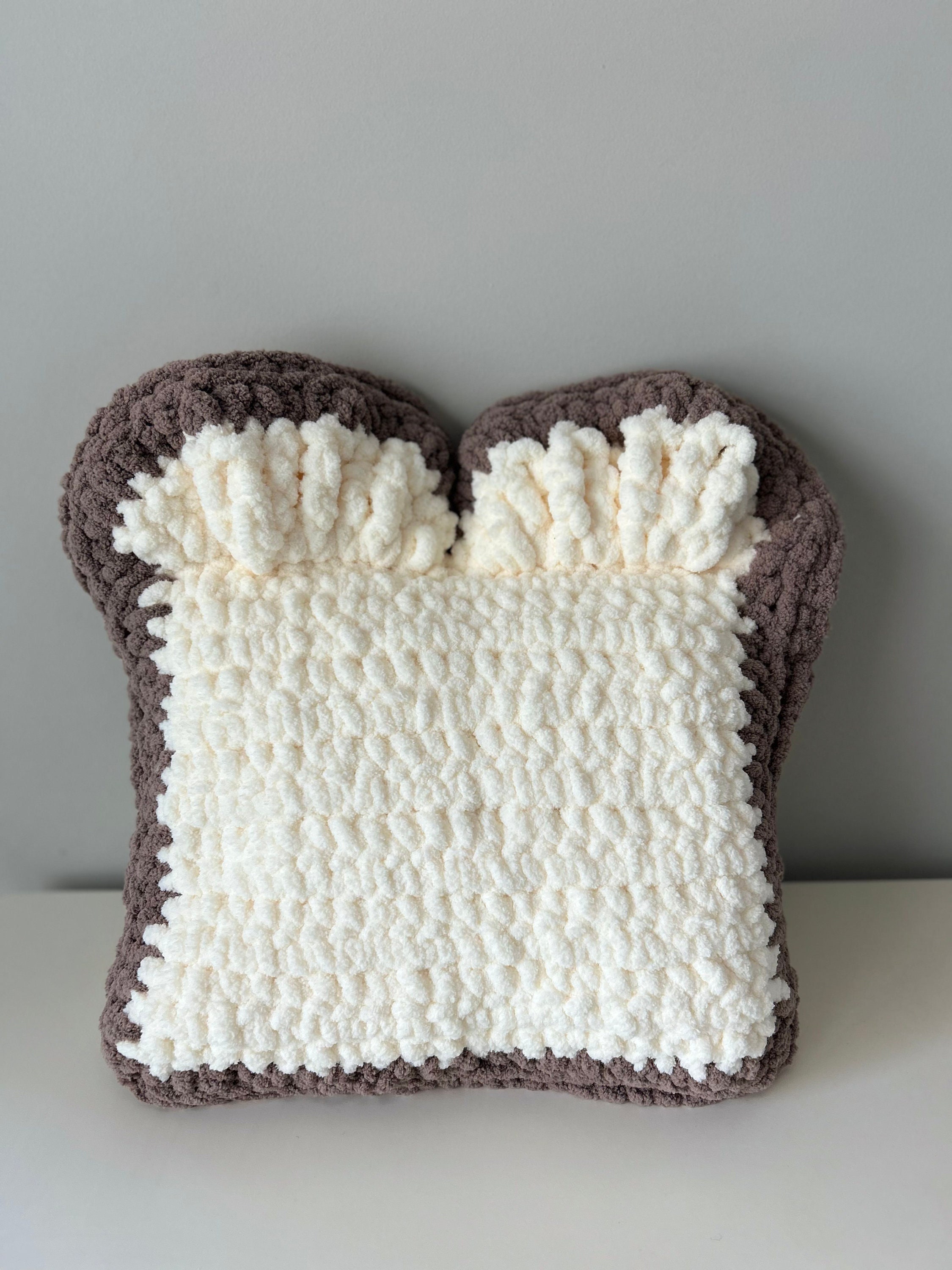 Tasty Toast Pillow Crochet Pattern - Etsy