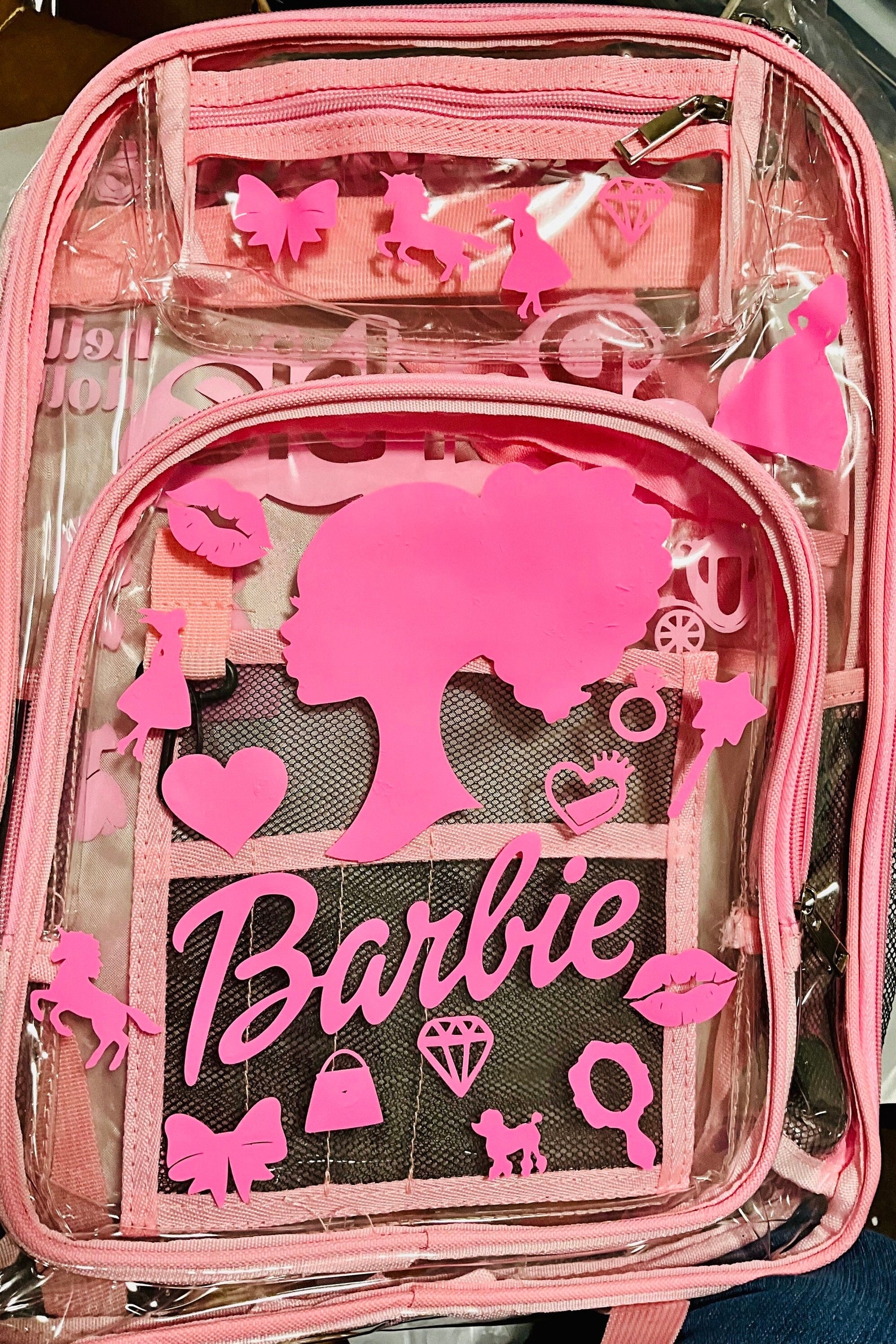 Clear Character Backpack - Etsy