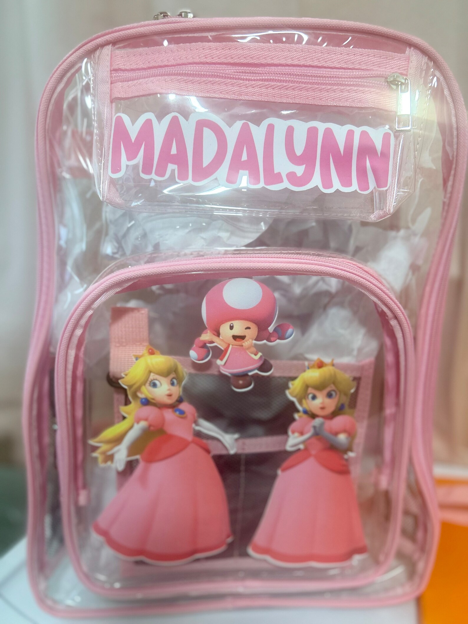 Custom Clear Character Backpack - Etsy