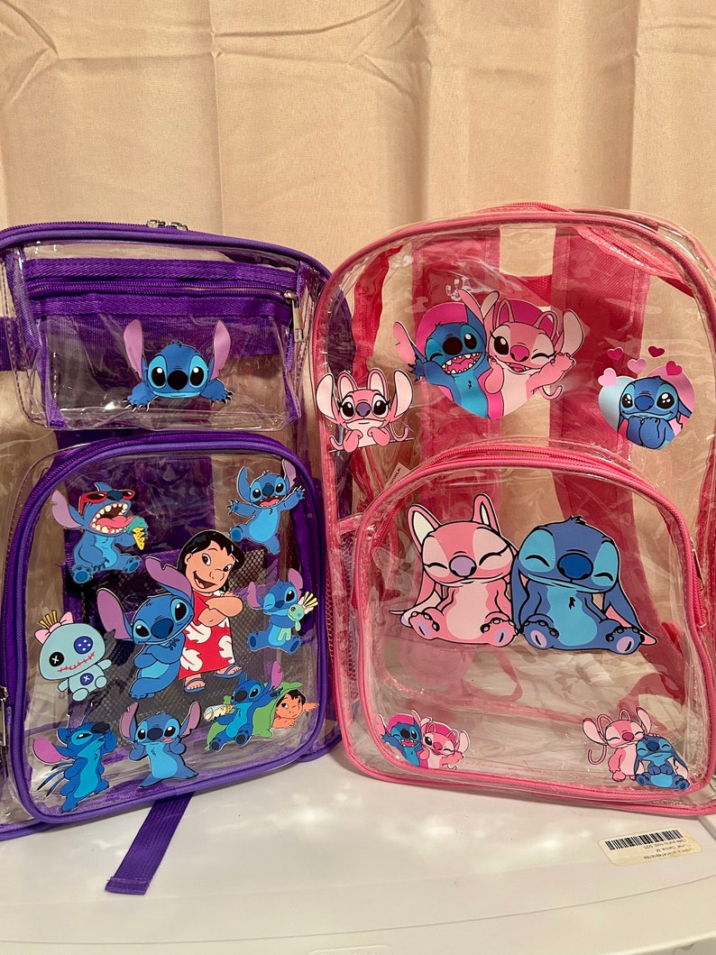 Custom Clear Character Backpack - Etsy