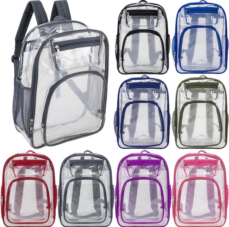 Clear, Custom-made, Personalized Backpacks - Etsy
