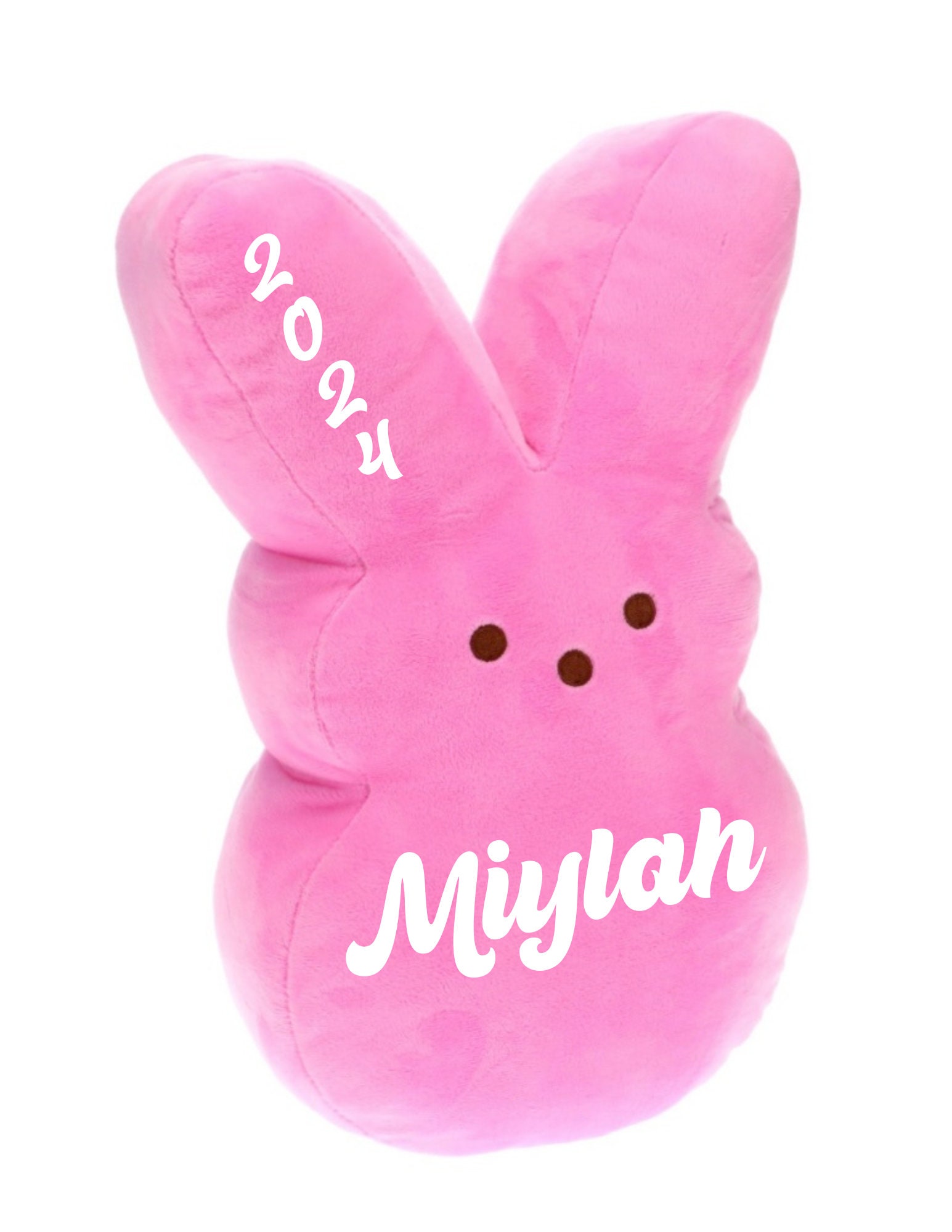 Personalized Jumbo Plush Easter Bunny Peep - Etsy