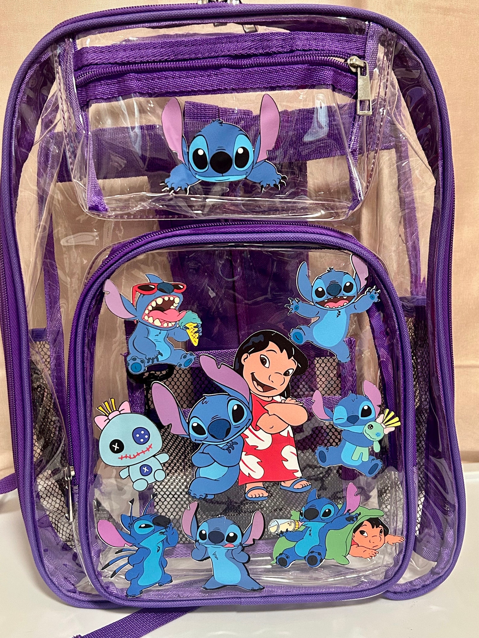 Custom Clear Character Backpack - Etsy