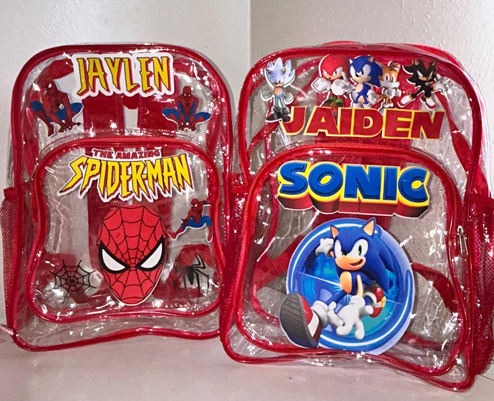 Custom Clear Backpack - Etsy