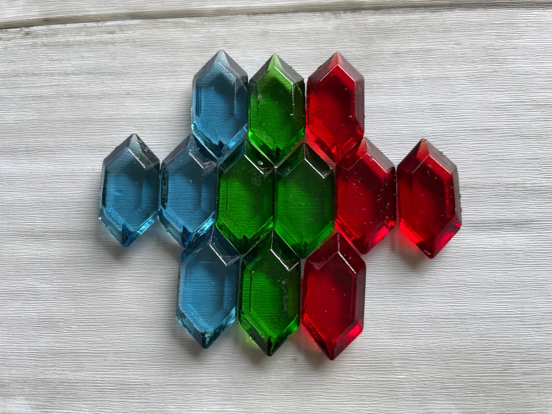 Set of 12: Rupees From the Legend of Zelda 1 - Etsy