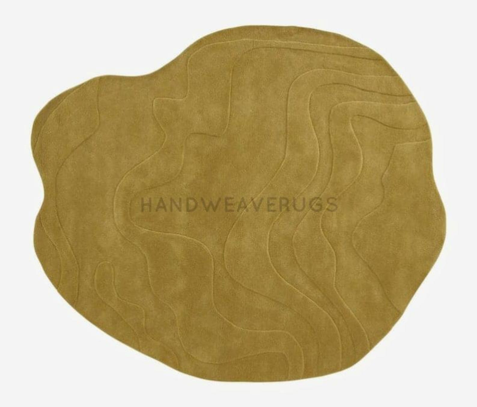 Custom New Irregular Oval Shape Rug Hand Tufted New Rug Latest Design ...