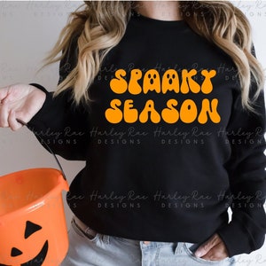 Spooky Season Bubble Font SVG PNG Halloween Svg Png Designs Fall Svg ...