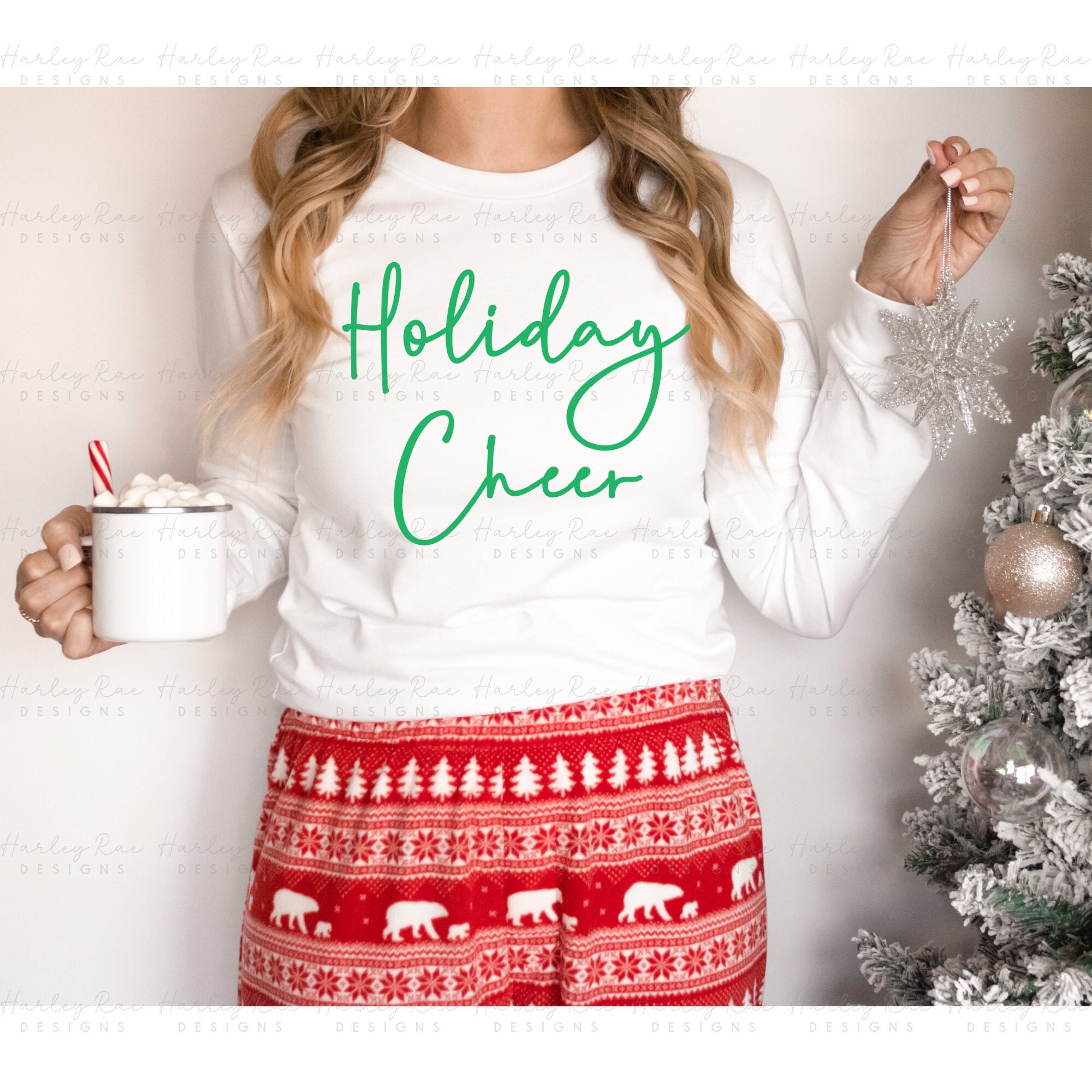 Holiday Cheer SVG PNG Christmas Svg Png Designs Script Holiday Design ...