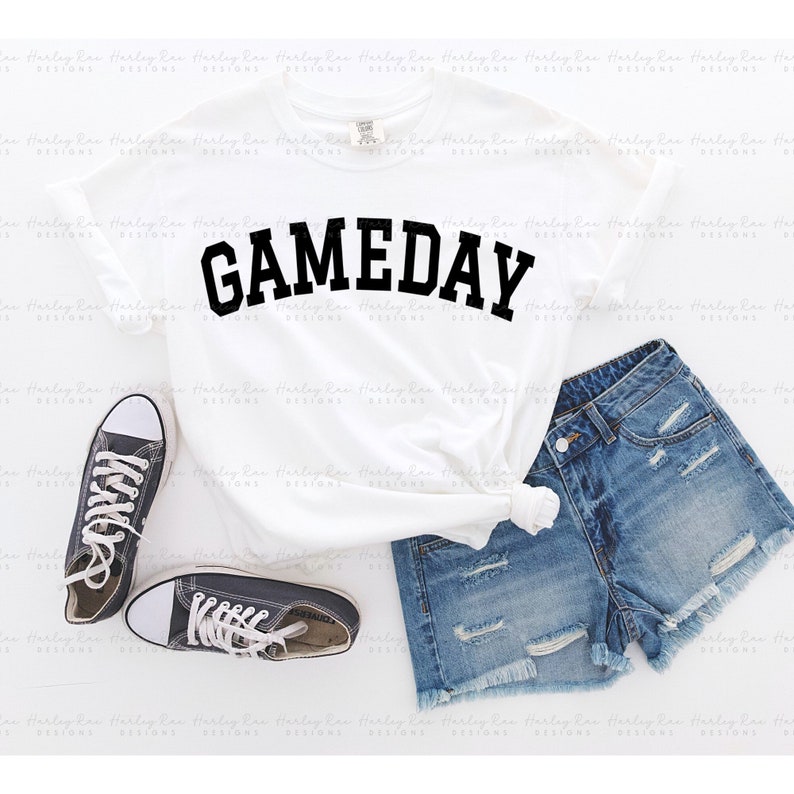 GAMEDAY Block Font SVG PNG - Football Svg Png Designs - Athletic Block ...