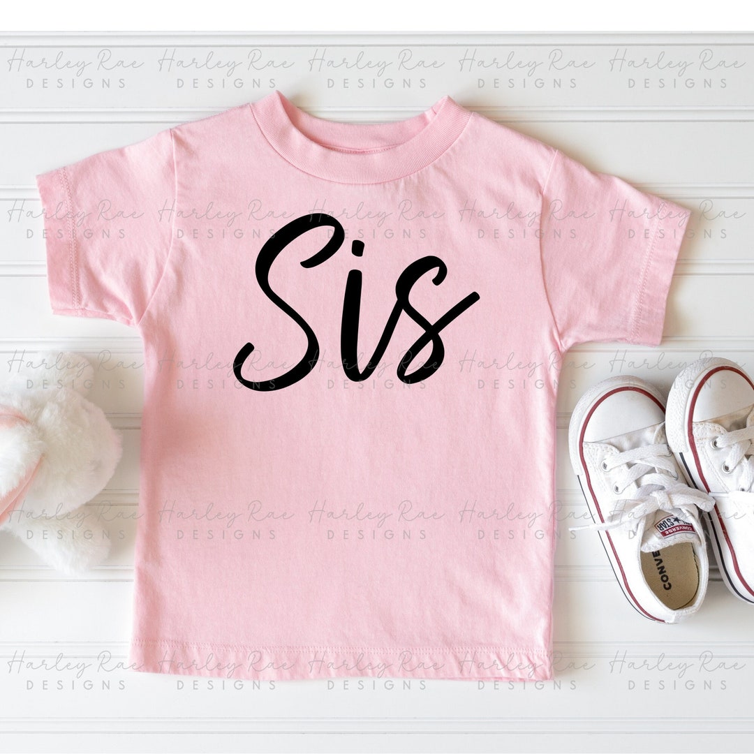 Sis SVG PNG - Modern and Script Style Svg Png - Big or Little Sister ...