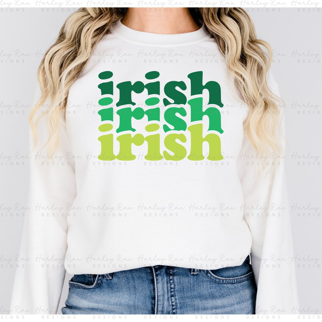 Irish Stacked Font SVG PNG - St. Patrick's Day Svg Png - Irish Theme ...