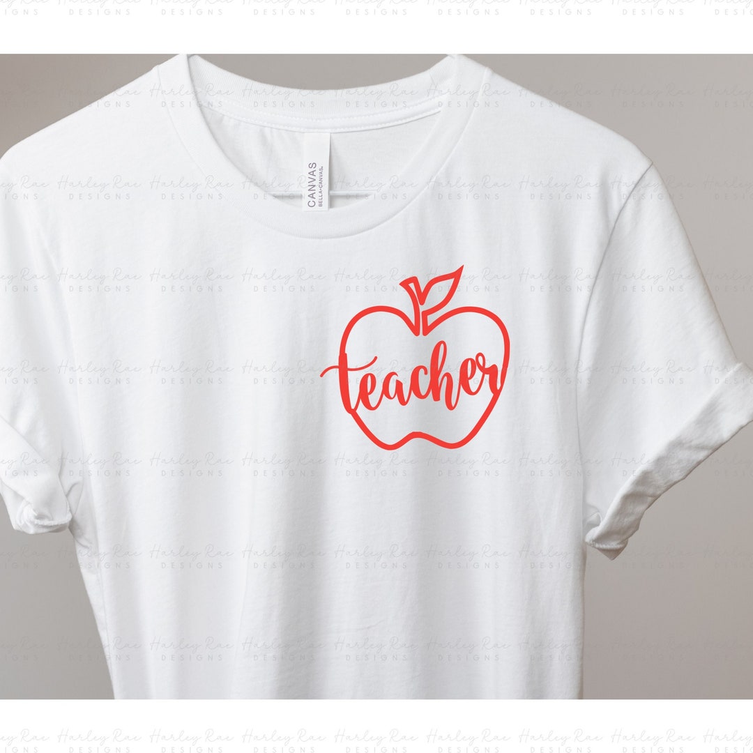Teacher Apple SVG PNG - Teacher Svg Png Designs - School Designs Svg ...