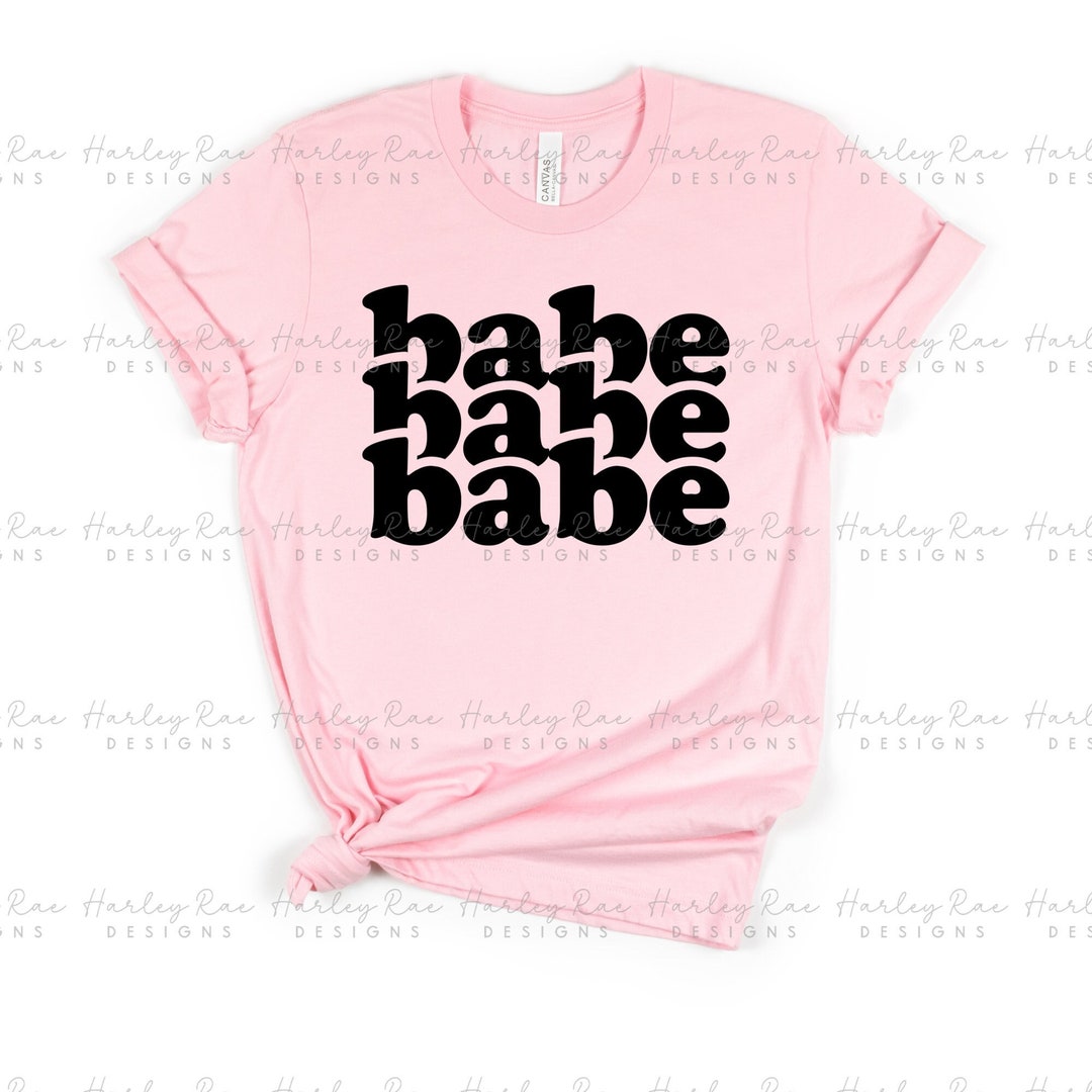 Babe Stacked SVG PNG Bridal Party Svg Png Designs Wedding Designs Svg ...