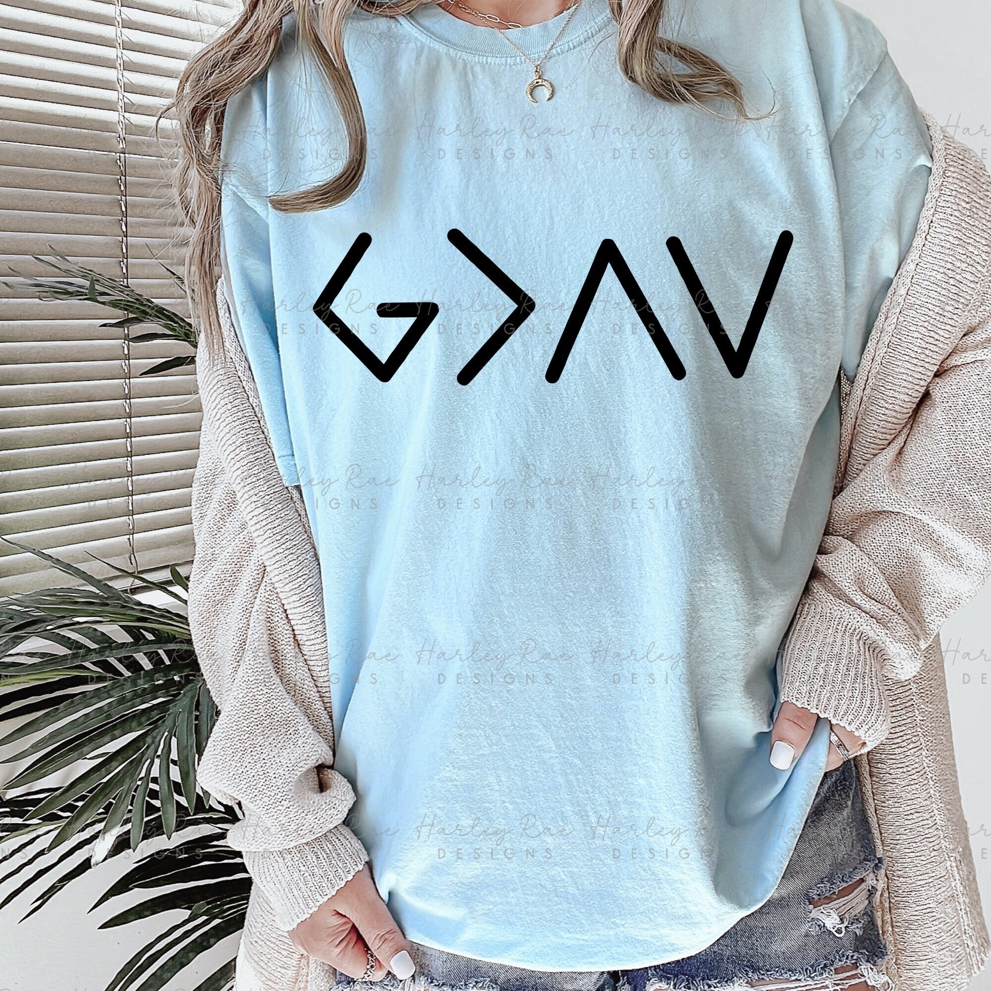 God is Greater SVG PNG Uplifting Svg Png Designs Phrase Svg Png ...