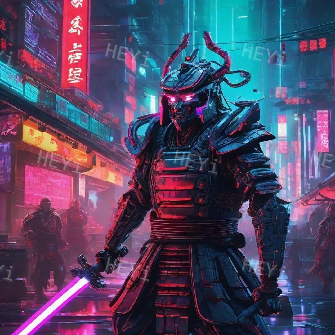 Cyberpunk Samurai Wallpaper