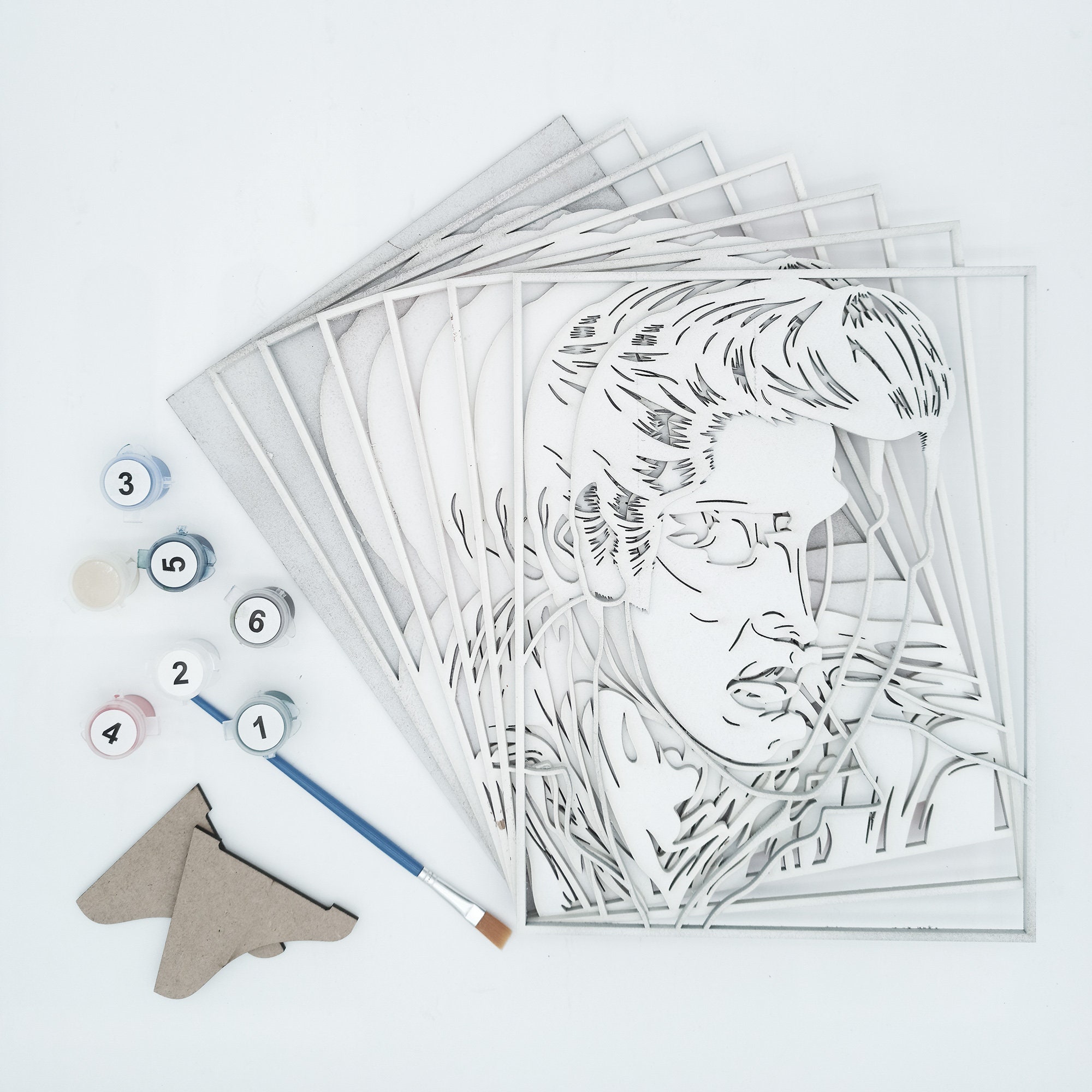 Elvis Presley 3D Wall Art DIY Kit, Zen Craft, Medium Size - Etsy