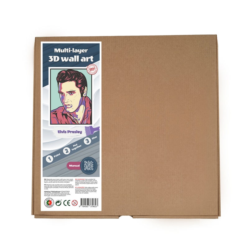 Elvis Presley 3D Wall Art DIY Kit, Zen Craft, Medium Size - Etsy