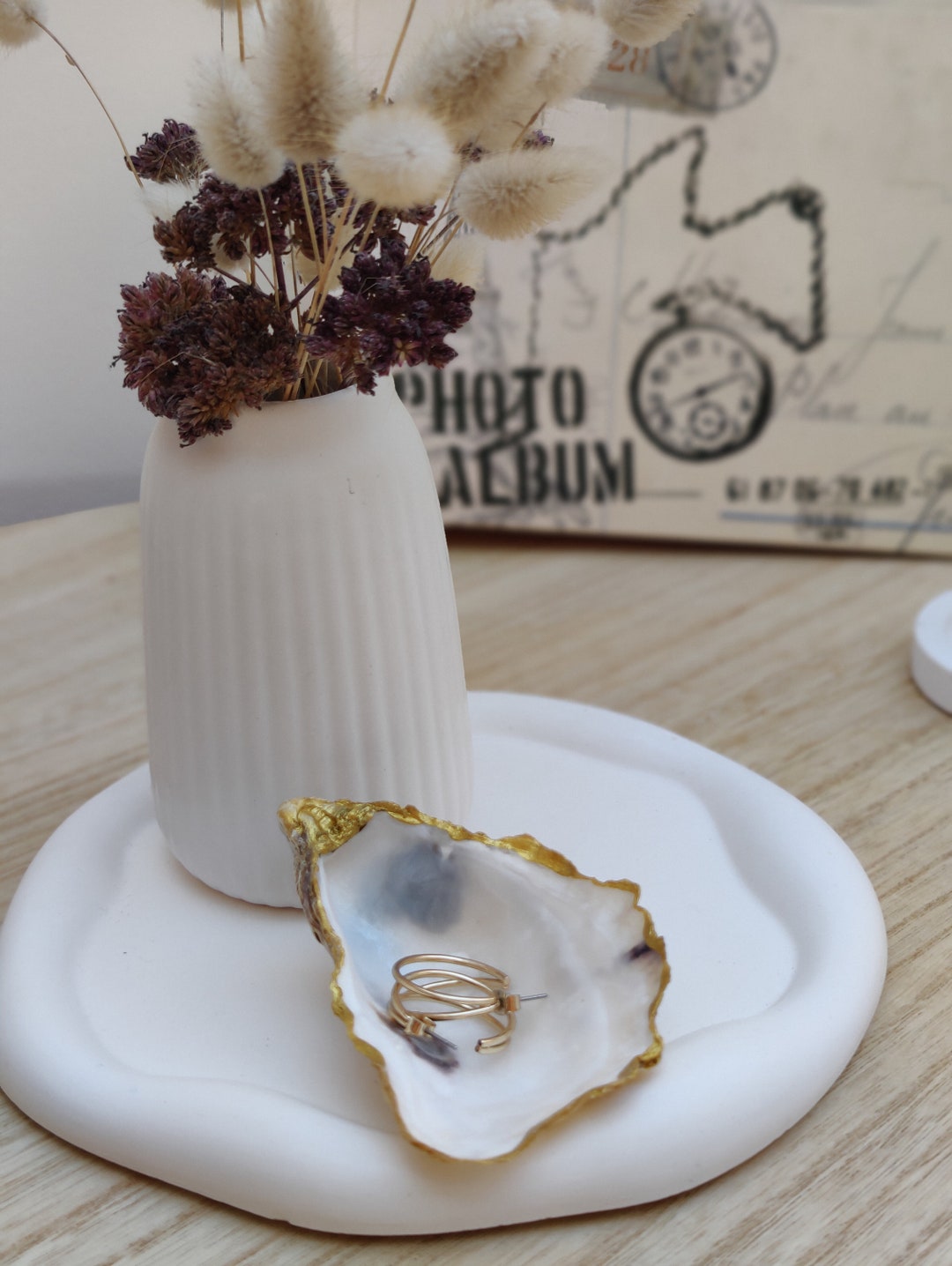 Oysters | Decoupage | Oyster Shells | Shells | Handmade Oyster Shells ...