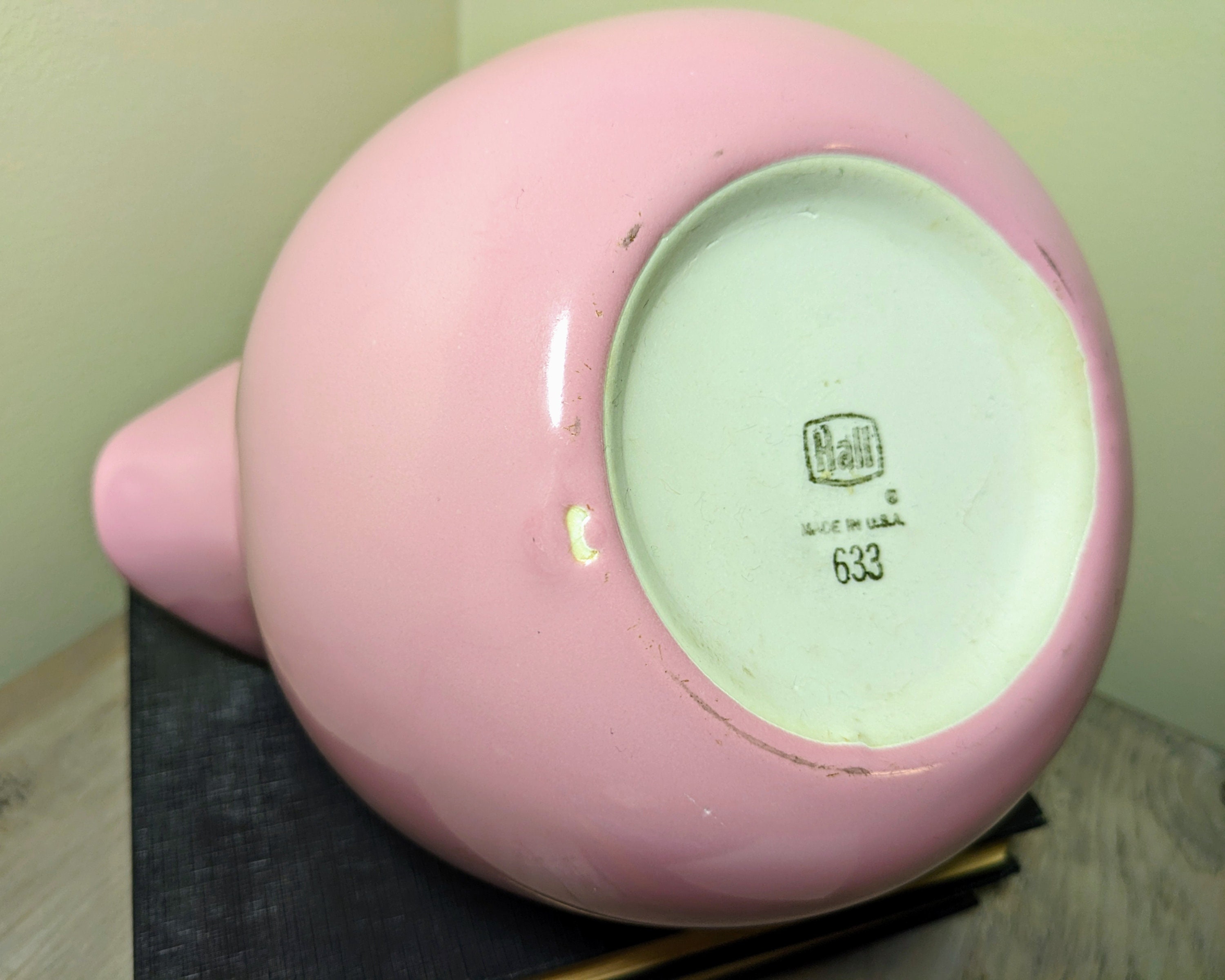 Vintage Hall Pink Pitcher, Ball 633 Made in U.S.A., 1969 - Etsy