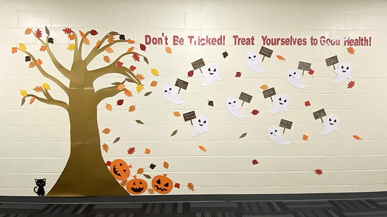 October School Bulletin Board, Spooky Bulletin Board, Fall, Halloween ...