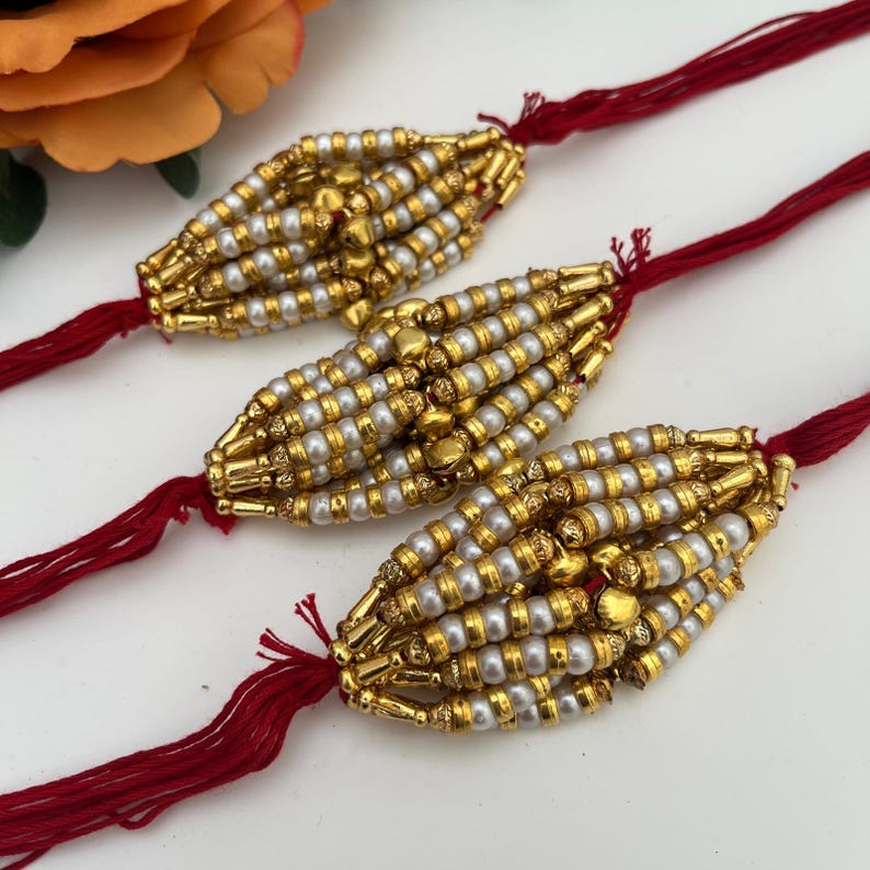 Pack of 12 Ganney & Atta Mauli Ball Indian Punjabi Wedding Maiyan ...