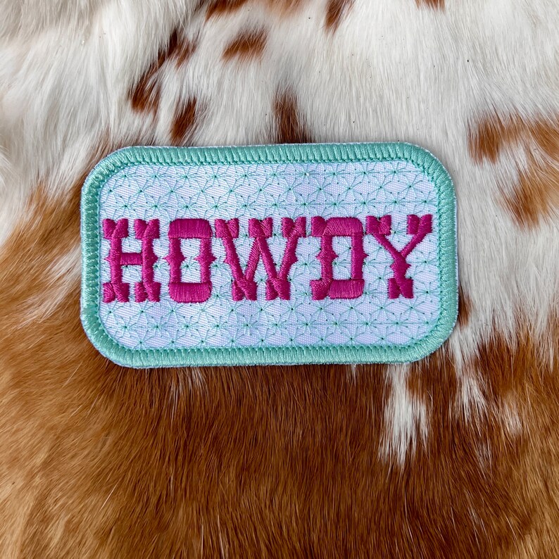 Howdy Hat Patch Embroidered / Iron on /trucker Hat Patch / Southern Gal ...