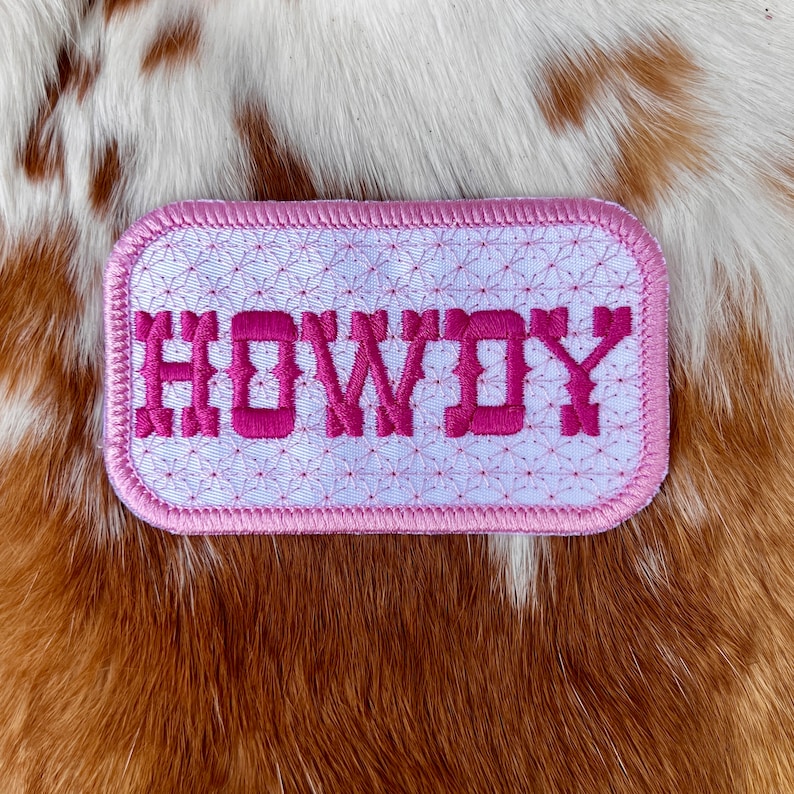 Howdy Hat Patch Embroidered / Trucker Hat Patch / Southern Gal / Trendy ...