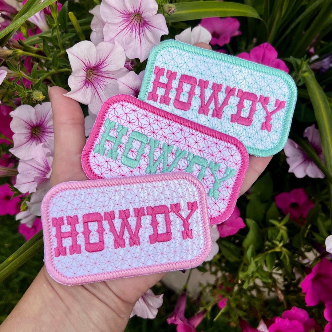 Howdy Hat Patch Embroidered / Iron on /trucker Hat Patch / Southern Gal ...