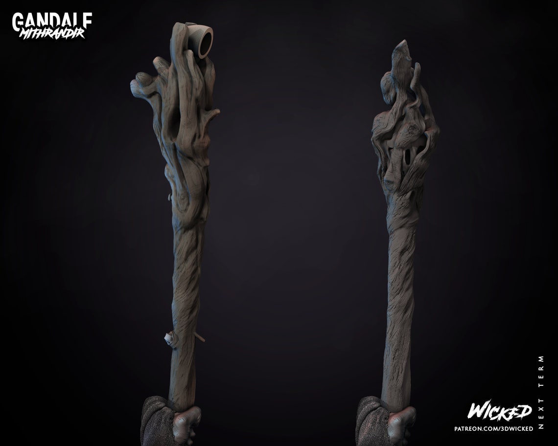 Gandolf 3D Model Kit - Etsy