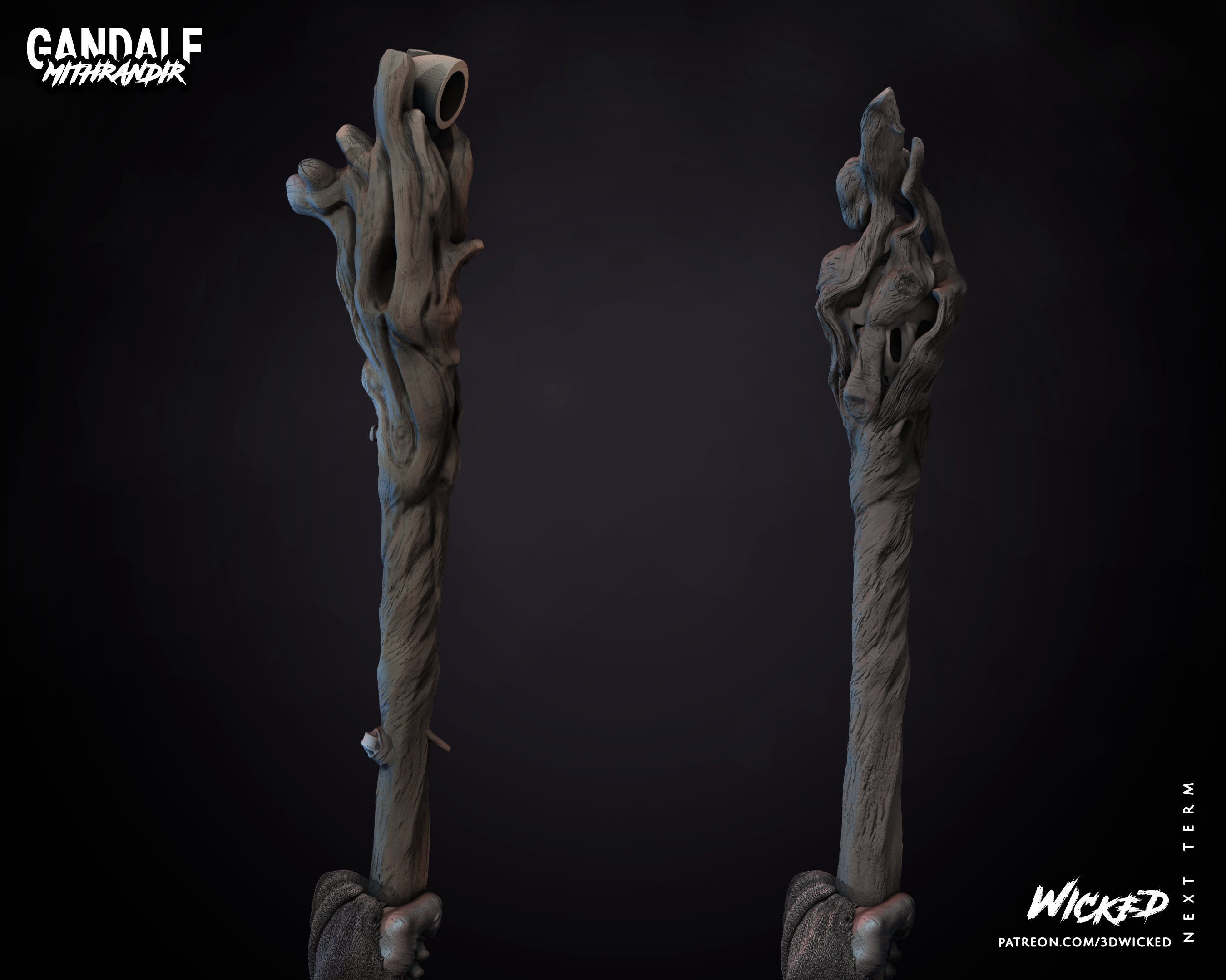 Gandolf 3D Model Kit - Etsy