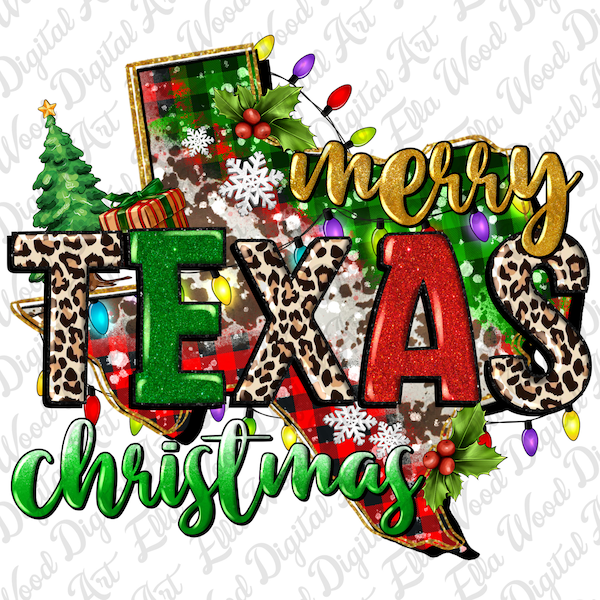 Texas Christmas - Etsy