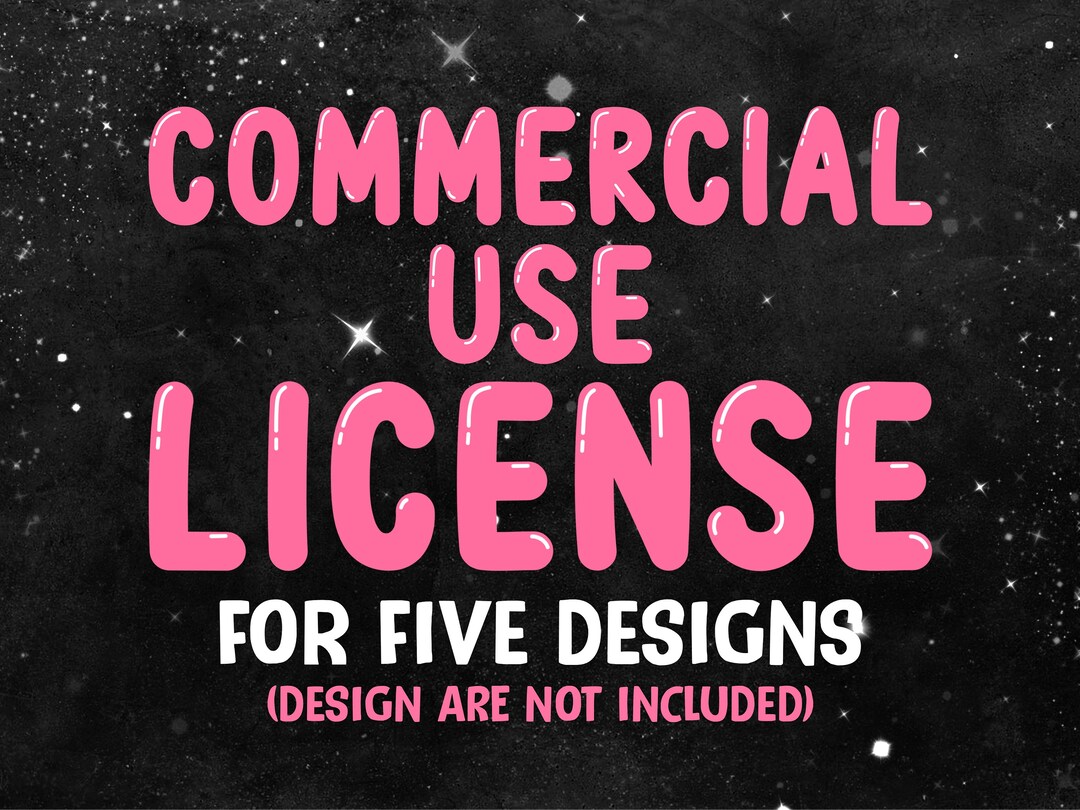 Commercial Use License for Small Businesses and Physical Products ...
