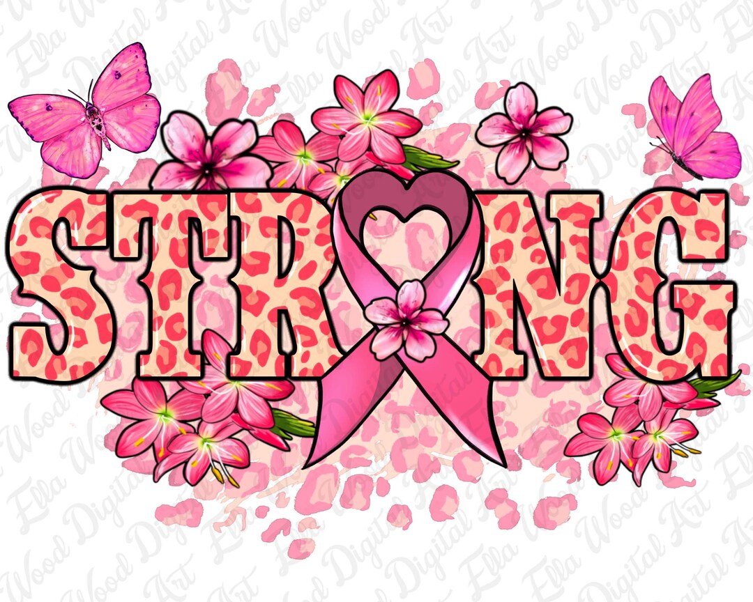 Strong Cancer Png Sublimation Design Download, Cancer Awareness Png ...