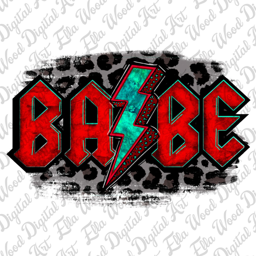 Lightning Bolt Babe Png Sublimation Design Download, Western Babe Png ...