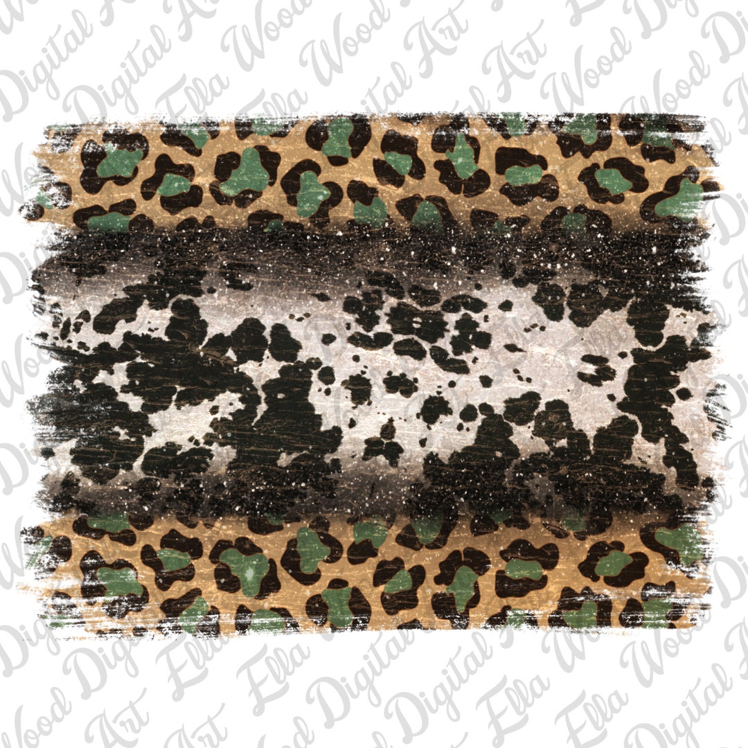 Leopard Cowhide Pattern Background Png Sublimation Design Download ...