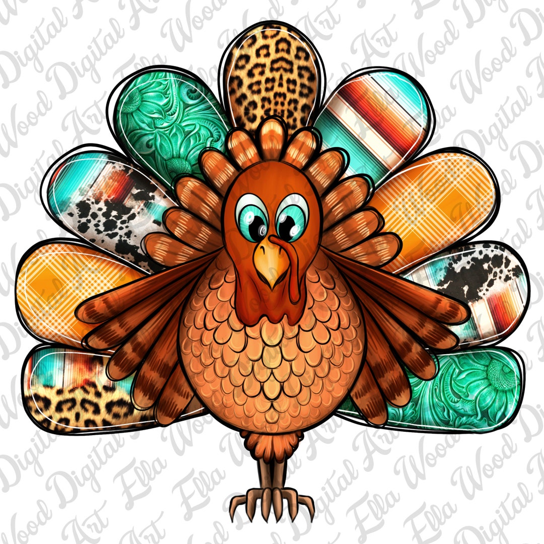 Thanksgiving Turkey Png Sublimation Design Download, Thanksgiving Png ...