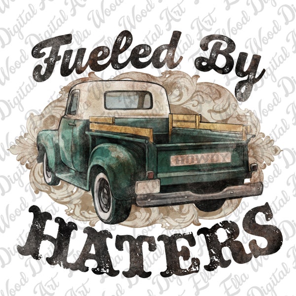 Fueled by Haters Cowboys Png - Etsy