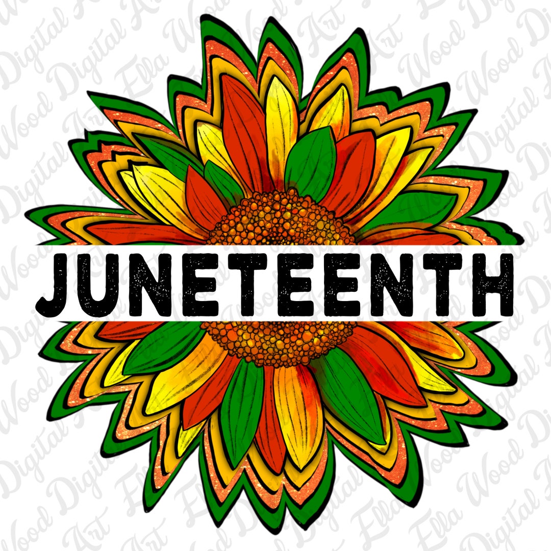 Juneteenth Sunflower Png Sublimation Design Download, Juneteenth Png ...