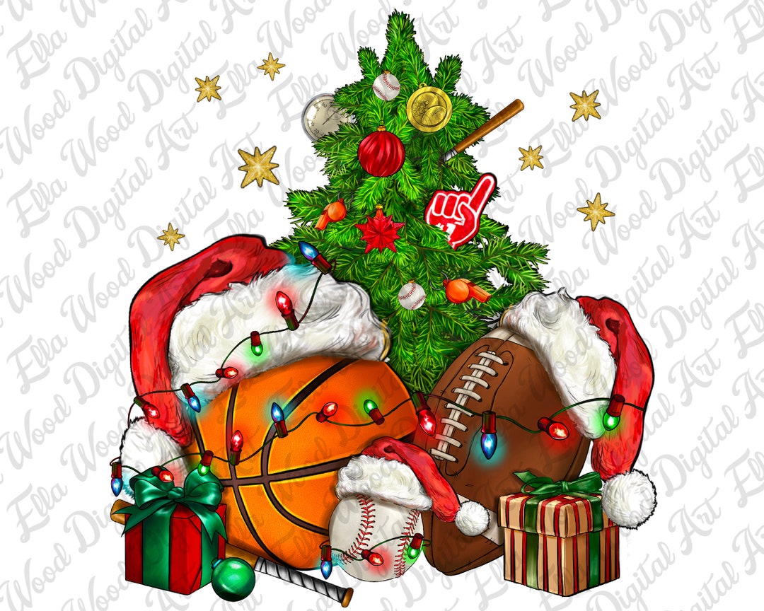 Christmas Sports Png Sublimation Design Download, Merry Christmas Png ...