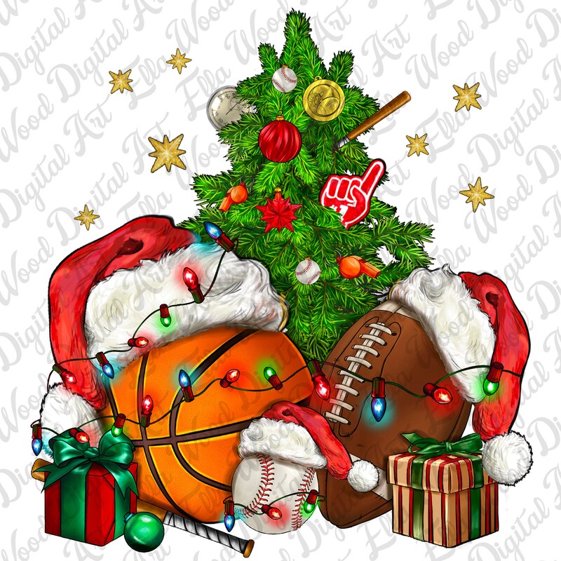 Christmas Sports - Etsy