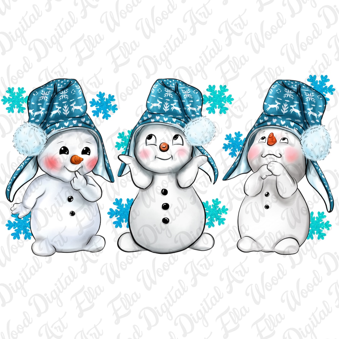 Snowmen Winter Png Sublimation Design Download, Winter Vibes Png, Hello ...