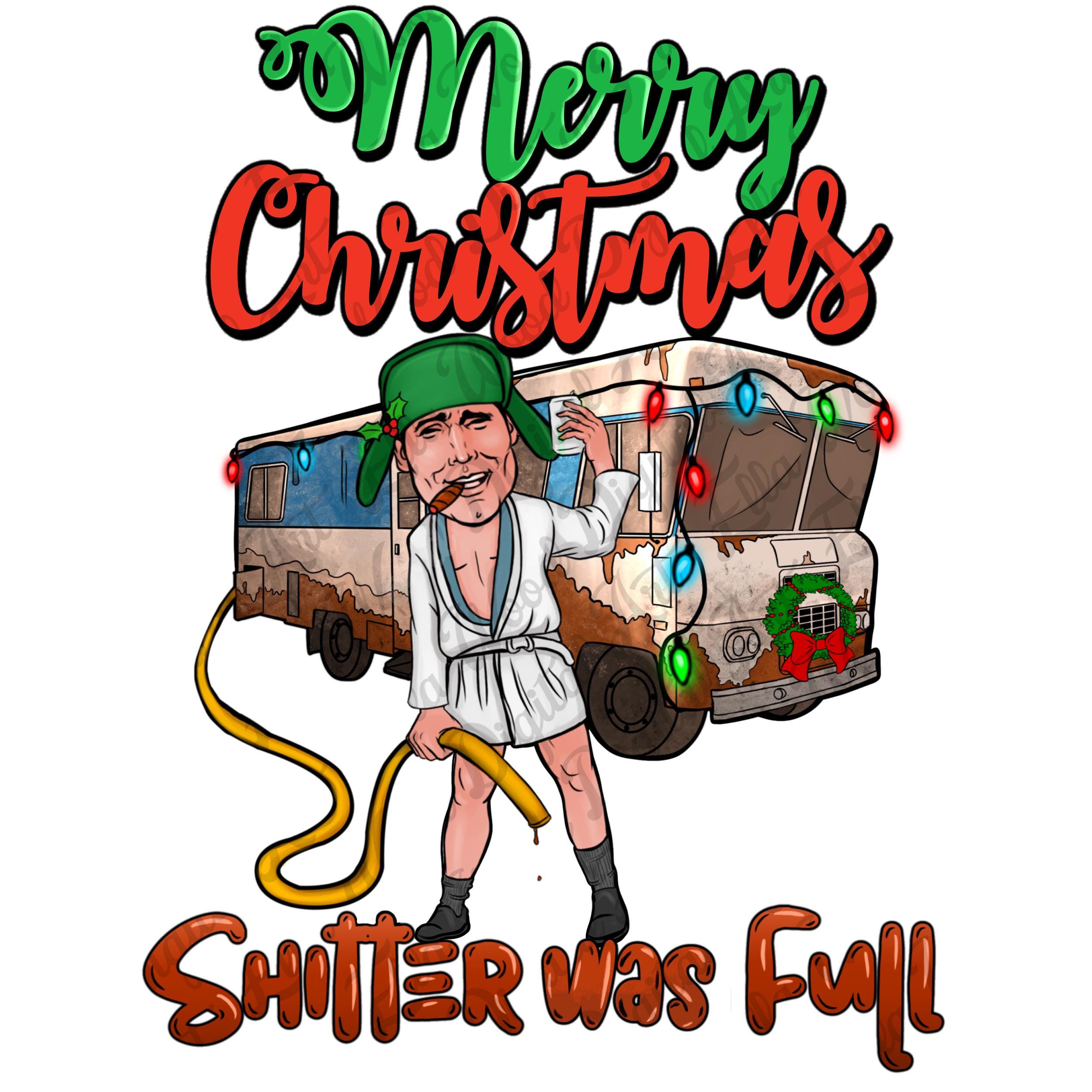 Shitters Full Merry Christmas Png Sublimation Design Download, Merry Christmas Png, Christmas ...