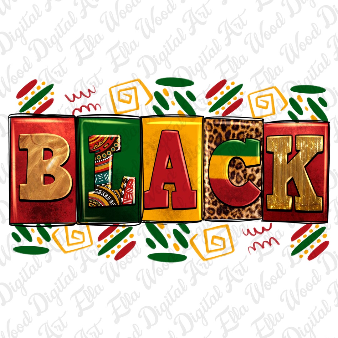 License Letters Black Juneteenth Png Sublimation Design Download ...