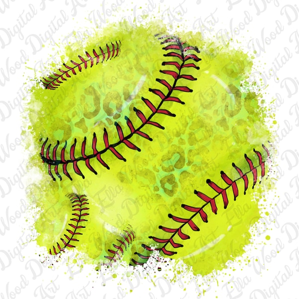 Softball Distressed Background - Etsy