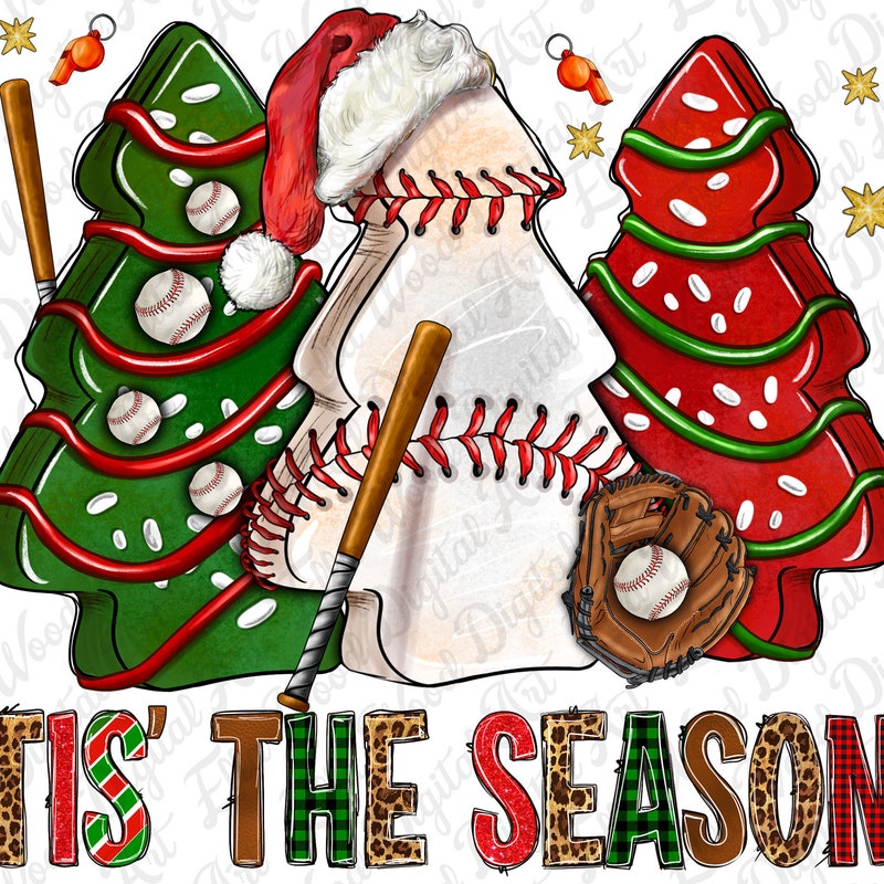 Baseball Christmas Svg - Etsy