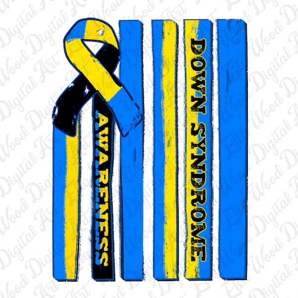 Down Syndrome Ribbon - Etsy