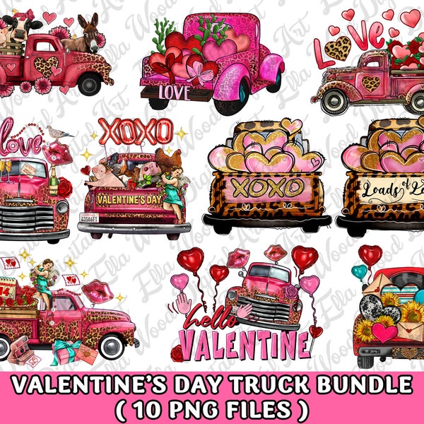 Valentines Day Truck - Etsy