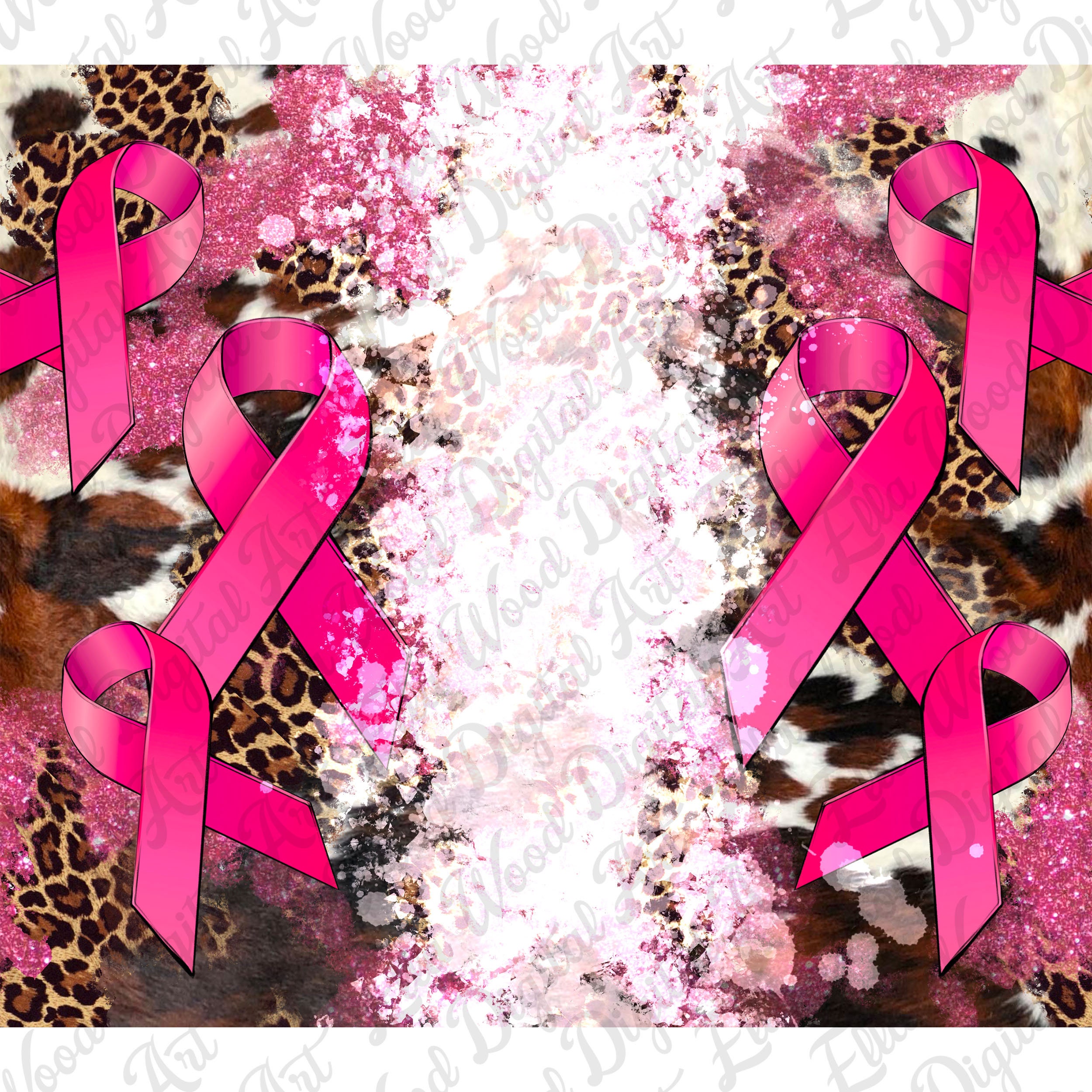 Personalized Cancer Ribbon 20 Oz Skinny Tumbler Png Cancer - Etsy