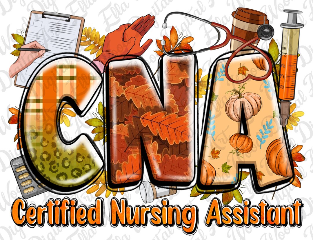 Fall CNA Png Sublimation Design Download, Fall Png,nursing Png,cna Png ...