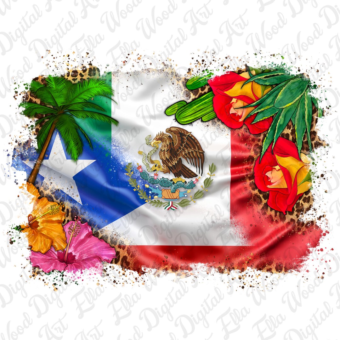 Puerto Rico Mexican Flag Png Sublimation Design Download, Puerto Rico ...
